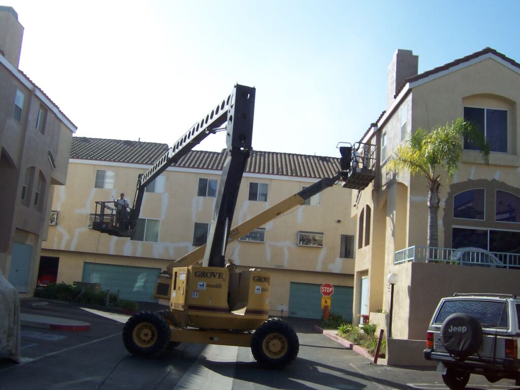 2-boom-lifts | Kaz Painting Contractors, Inc.